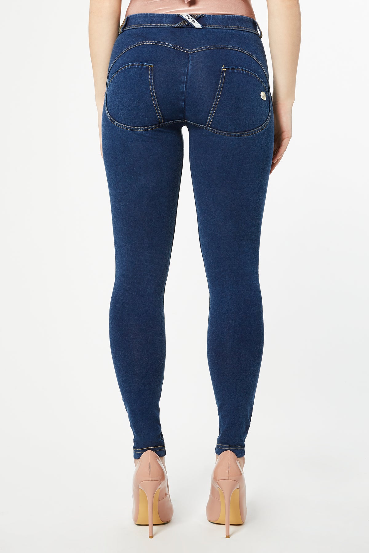 Freddy WR.UP® Regular Rise Denim Effect Skinny Pushup Pants - LIVIFY