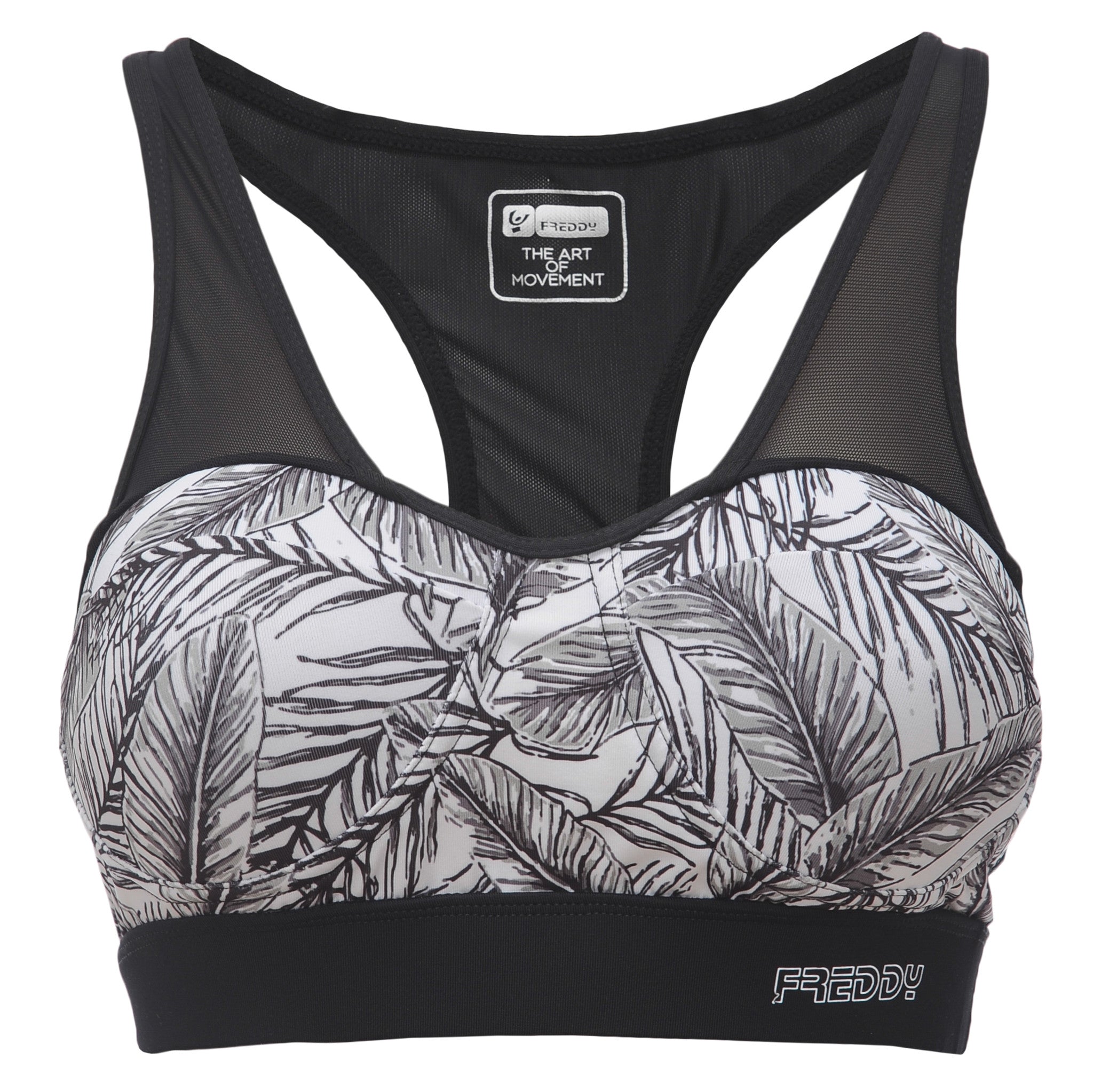 Freddy Dual Fabric Sports Bra, Fusing Fashion & Fitness - LIVIFY